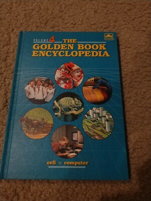 Volume 4 Golden Book Encyclopedia - 1988 Edition - Pristine Shape! | eBay