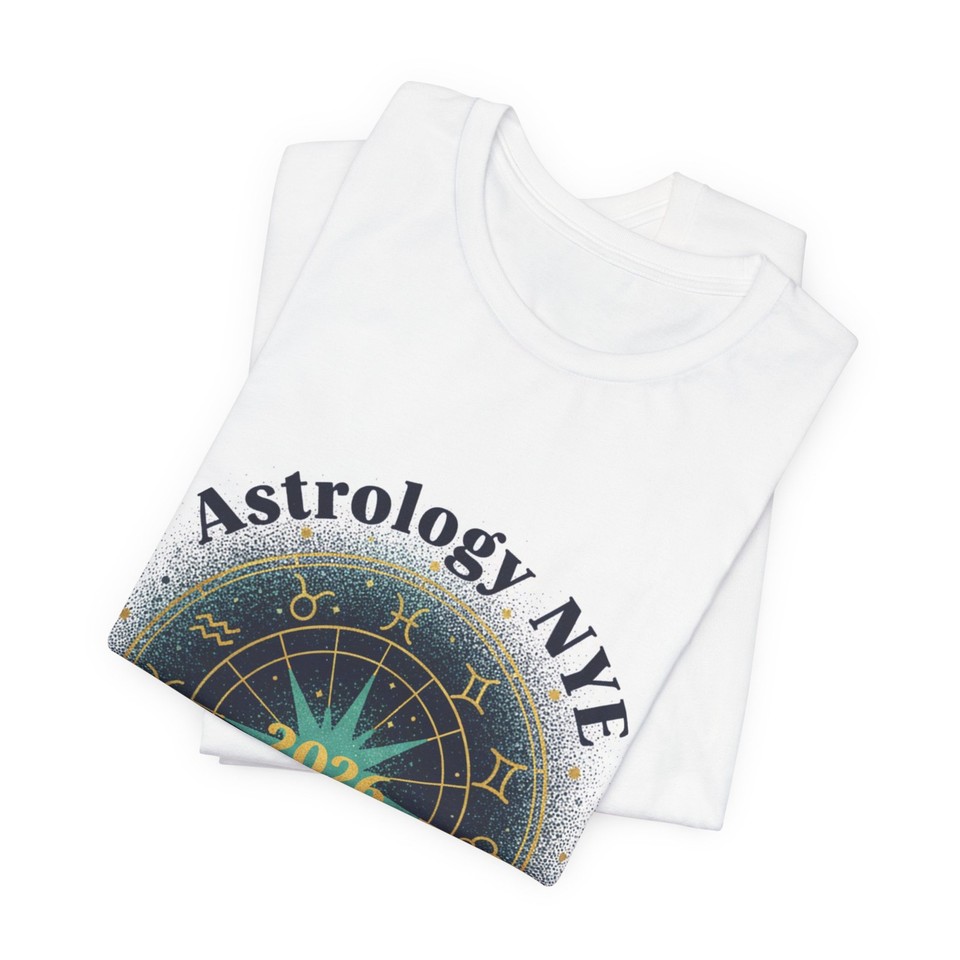 Astrology NYE 2026 Star Sign T-Shirt — Zodiac Party Tee | eBay