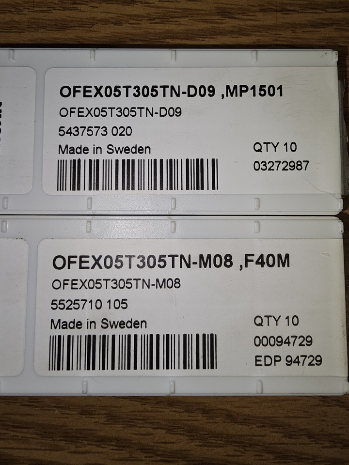 Seco Ofex 05t305tn Lot Of 16 Pcs | eBay