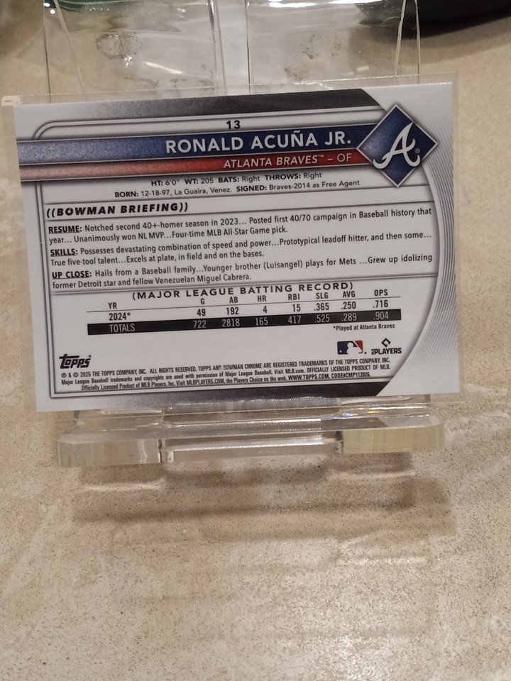 2024 Bowman Chrome Jacob deGrom #47- Texas Rangers- Veteran Base | eBay