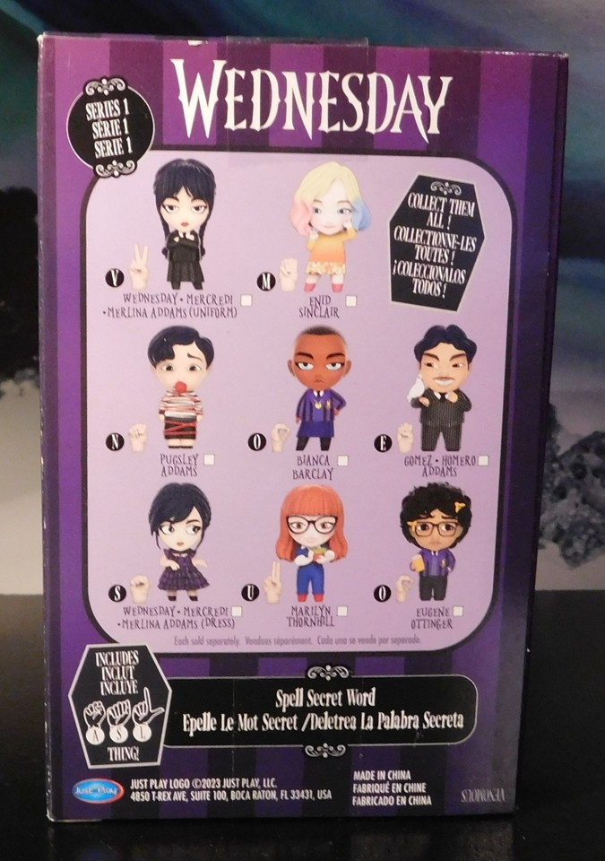 WEDNESDAY Addmas Family MARILYN THORNHILL & THING 2.5" NEW in the BOX ...