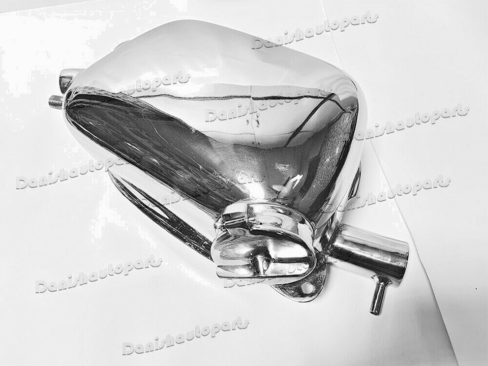 TRIUMPH GP COMPETITION / RACE MODEL 5T T100 PRE UNIT OIL TANK CHROME ...