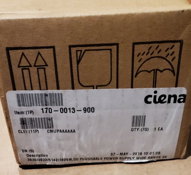 Ciena 170-0013-900 150w DC Power Supply Unit for CN 3930 Service ...