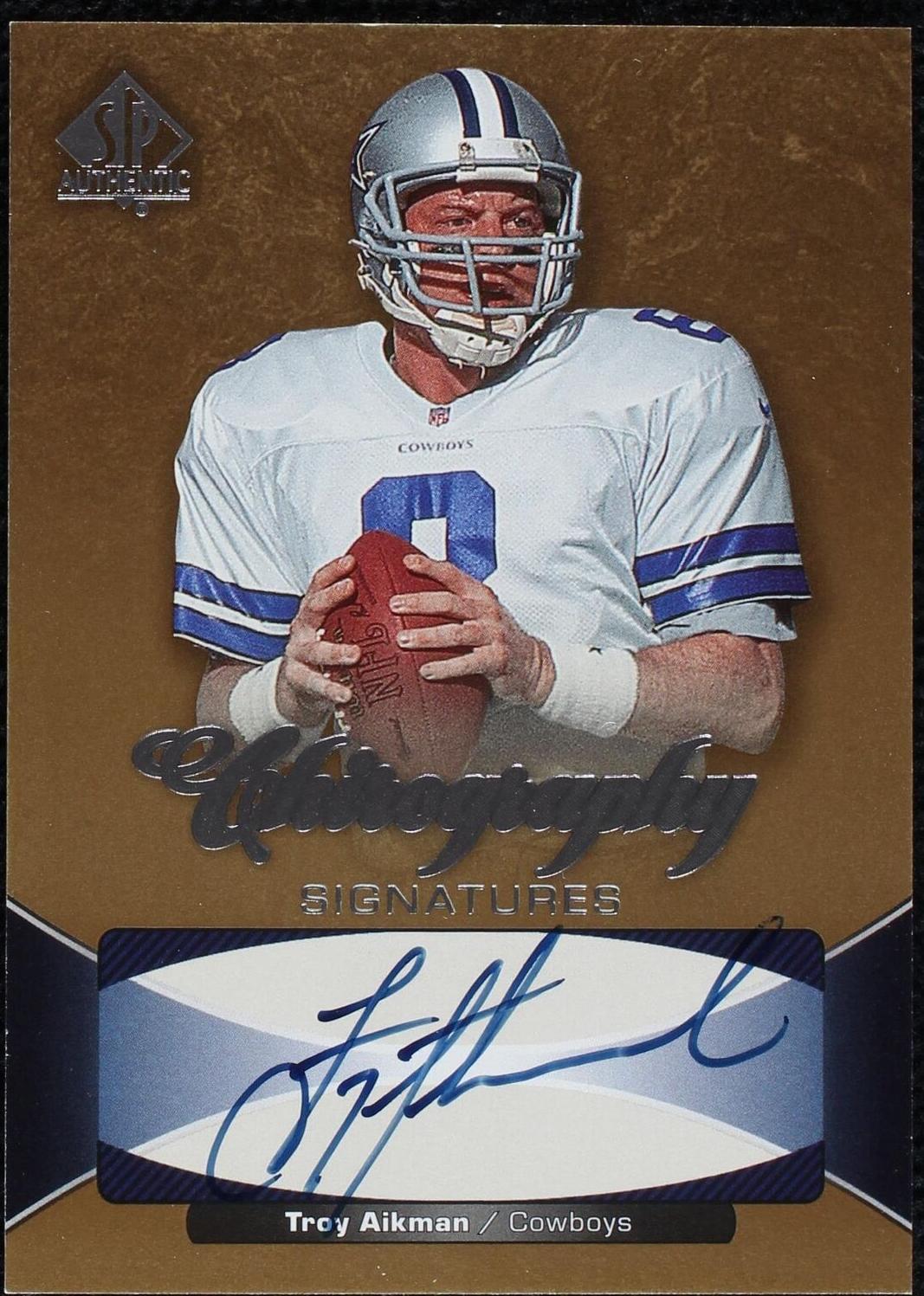 2006 SP Authentic - Chirography Signatures Troy Aikman #CH-TA (AU) for ...