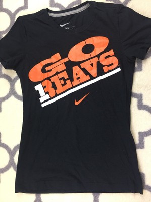 Nike Women's Oregon State Beavers Go Beavs Slim Fit T Shirt small logo ...