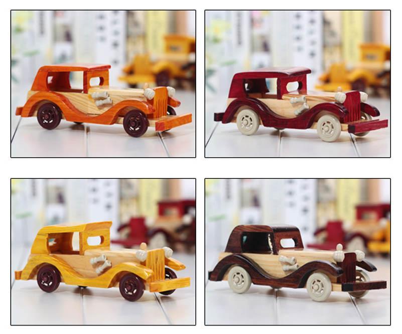 Carved Wood Antique Cars Wooden Model Cars In Other Vintage & Classic