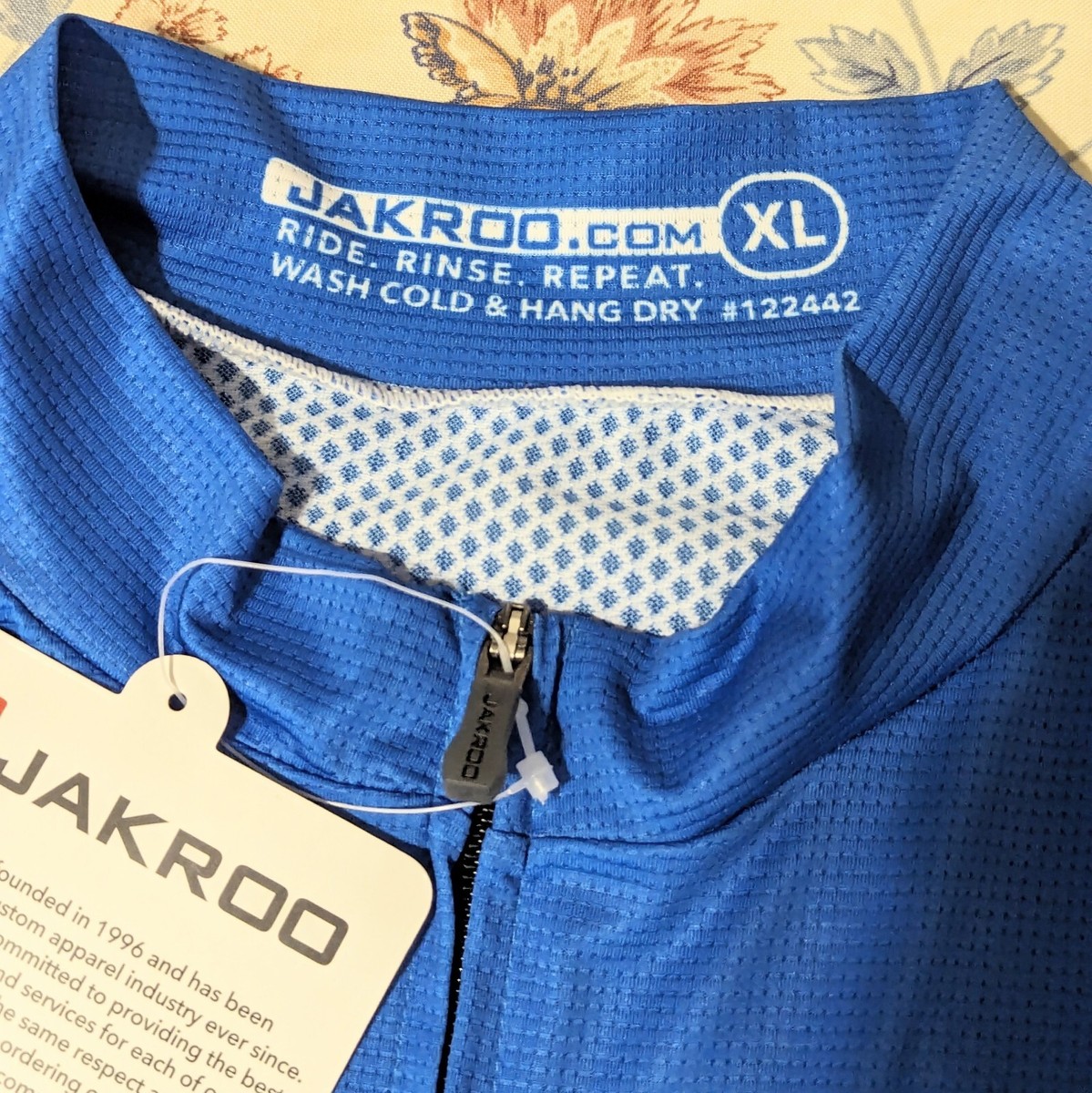Jakroo Logo Vintage Bike Cycling Jersey Men By Jakroo Retro Racing