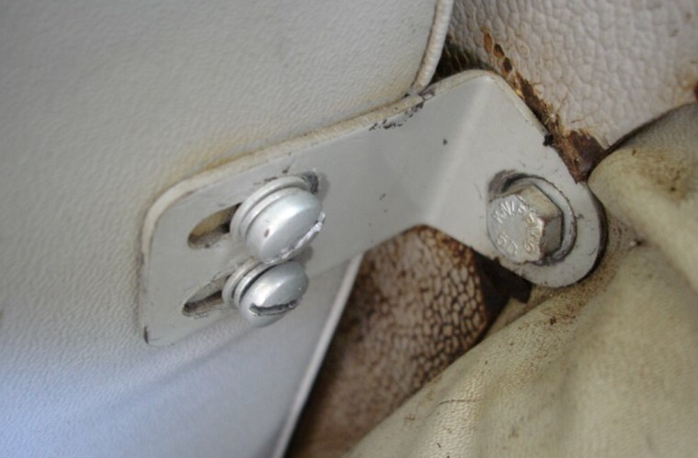 AirCooled Bus Rear Seat Support Brackets 55-79 Stainless Steel Prt ...