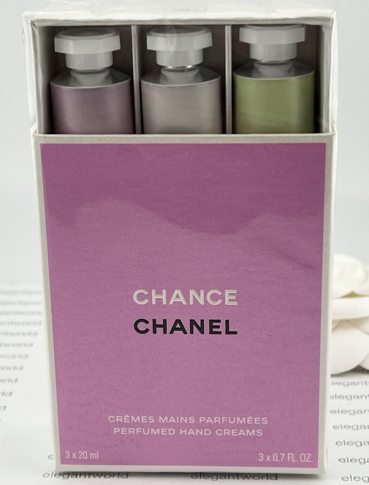 CHANEL CHANCE Perfumed Hand Creams Set Trio NEW IN BOX SEALED, LIMITED ...