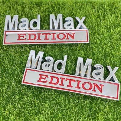 2x Mad Max edition Car Auto Trunk Rear Tailgate Emblem Badge Decal ...