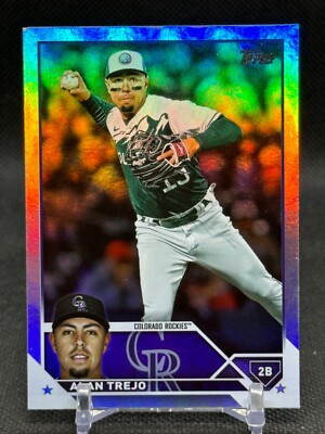 2023 Topps Update ALAN TREJO Rainbow Foil #US104 Colorado Rockies | eBay