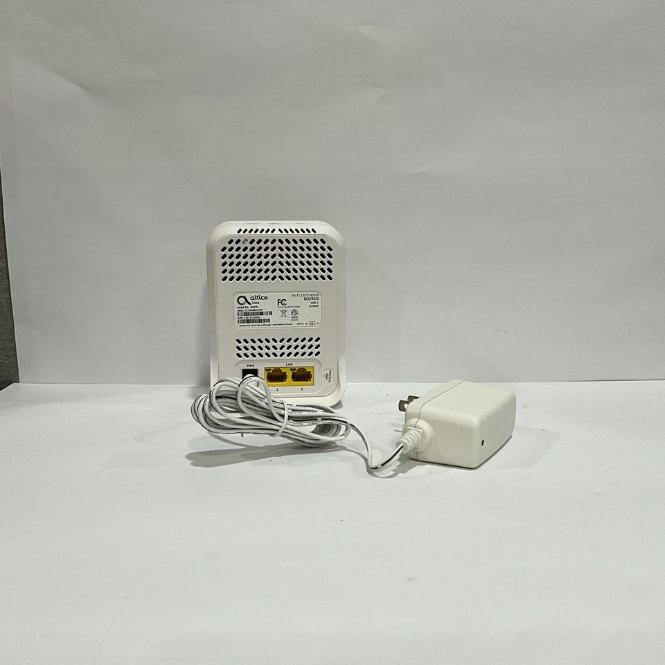 Optimum Altice Dual-Band Wi-Fi Extender Dual Gigabit Ethernet LAN ...