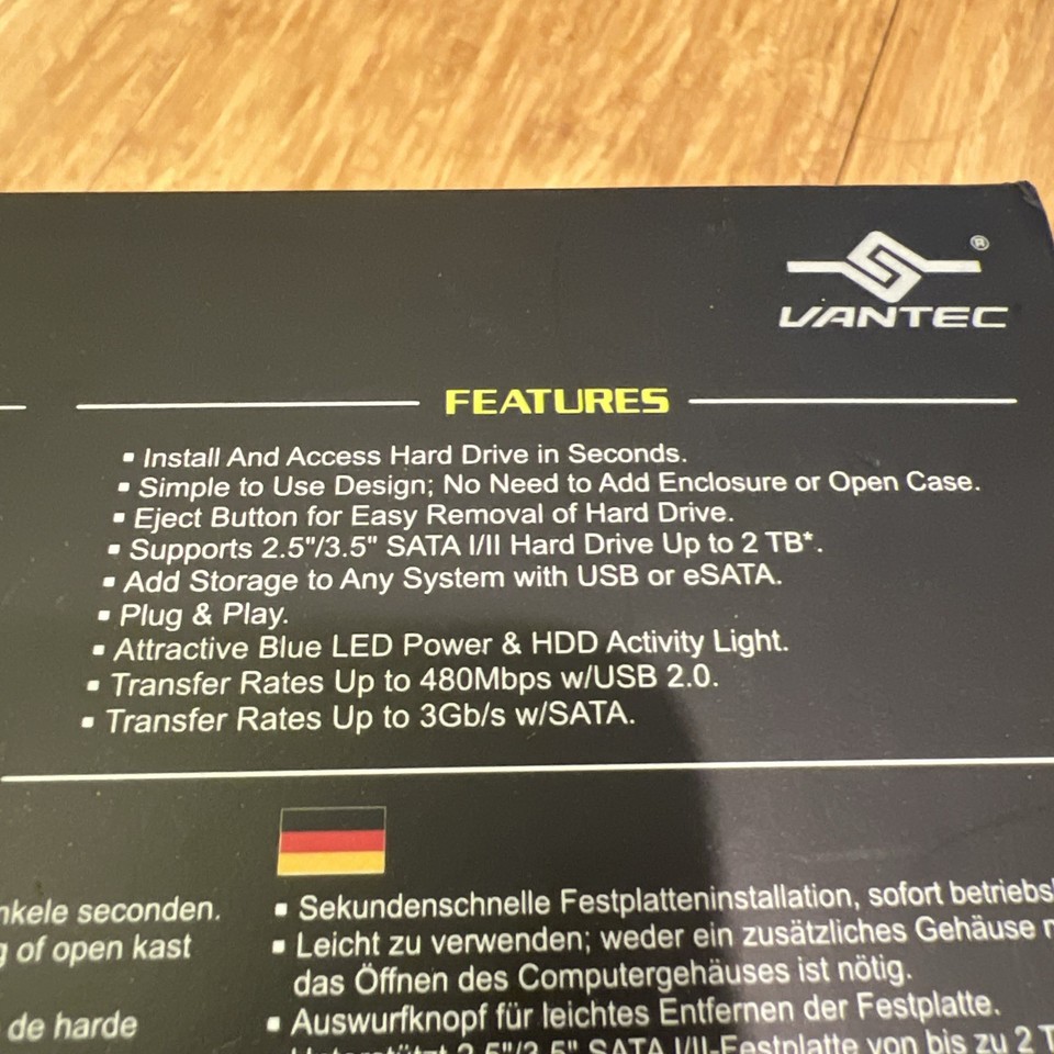 Vantec NexStar Hard Drive Dock NEVER USED | eBay