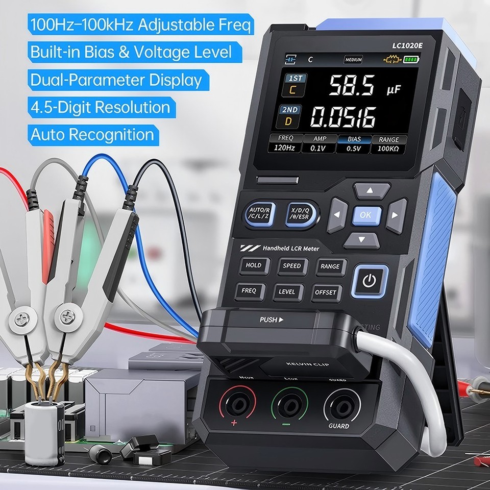 Digital Bridge Tester 2.8-inch TFT Display Data Logging Function Dual ...