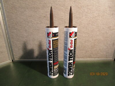 2 Tubes Tower Tech 2 TS-00123 Bronze Acrylic Urethane Elastomeric ...