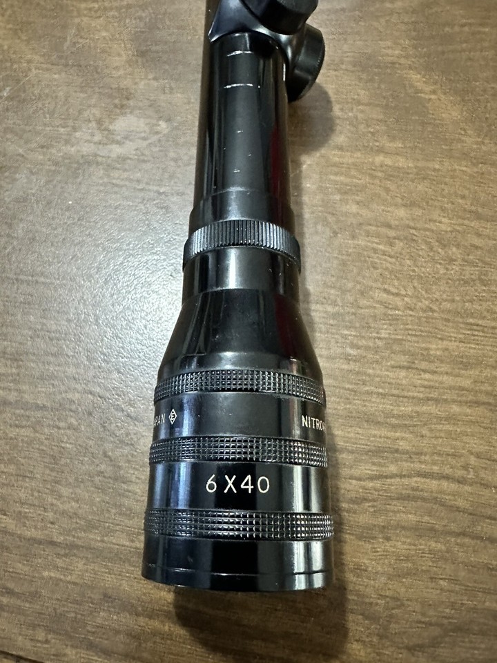 Vintage Kassnar 6x40 Gloss Fine Cross Hair Rifle Scope JAPAN NICE PIECE ...