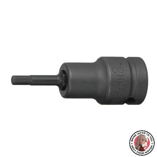 TONE Hexagon socket (strong type) 3KH-03 Drive angle 9.5mm (3/8") Width ...