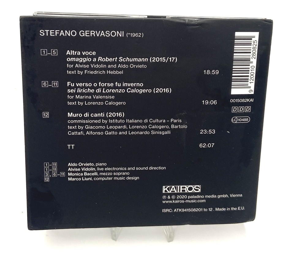 ALDO ORVIETO, MONICA, ALVISE VIDOLIN - STEFANO GERVASONI: MURO DI CANTI ...