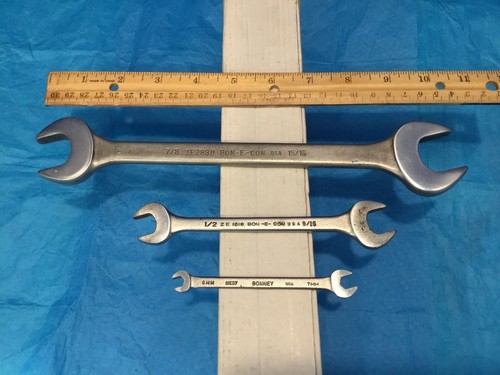 Vintage Bonney Open End Wrenches | eBay