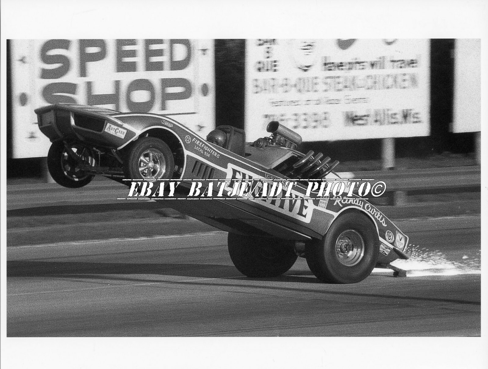 RANDY CURTIS FUGITIVE WHEELSTANDER NHRA DRAG RACING | eBay