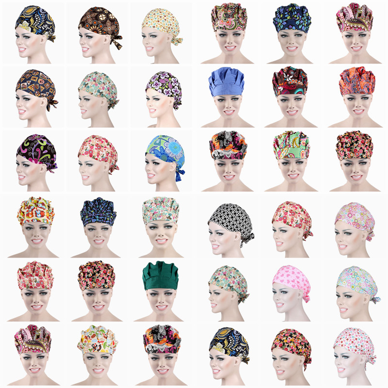 Medical Cap Doctor Surgical Hat Work Scrub Clean Nurse Head Cover ...