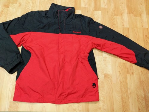 Men's L Timberland Weathergear Waterproof Winter Jacket Red Black ...