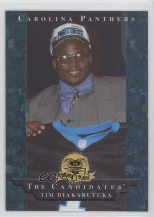 1996 President's Reserve The Candidates Tim Biakabutuka #4 Rookie RC | eBay