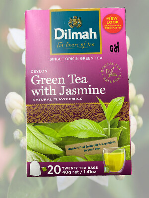 Dilmah Green Tea with Jasmine | ceylon single origin green tea natural ...
