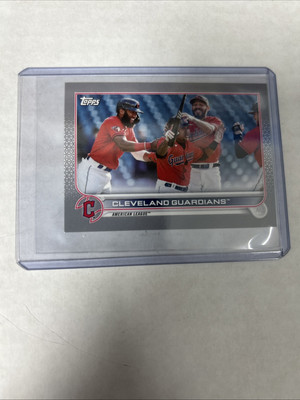 2022 Topps Mini Cleveland Guardians Team Card Platinum # 1 / 1 | eBay