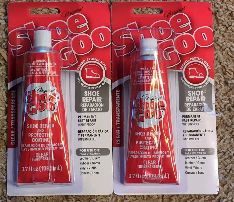 (2 Pack) Eclectic Shoe Goo Shoe Repair Adhesive, Clear, 3.7 fl oz NEW ...