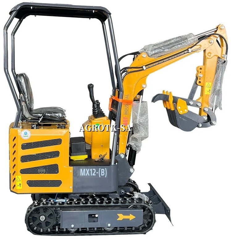 MX12-B AGT New 13.5HP Mini Excavator 1 Ton Digger Tracked Crawler B&S ...