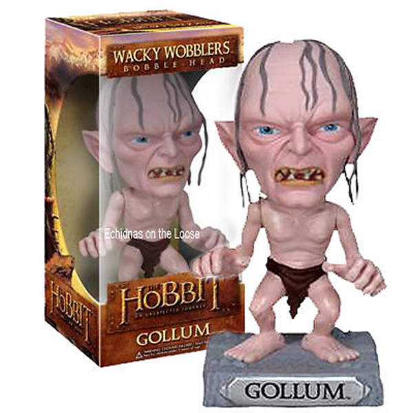 Lord of the Rings The Hobbit GOLLUM Bobble Head Wacky Wobbler Tolkein ...