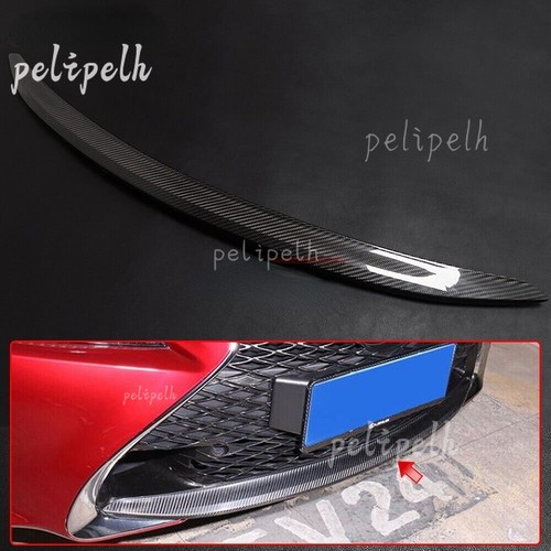 Real Carbon Fiber Front Bumper Lip Strip Cover For Lexus RC 200 300 350 ...