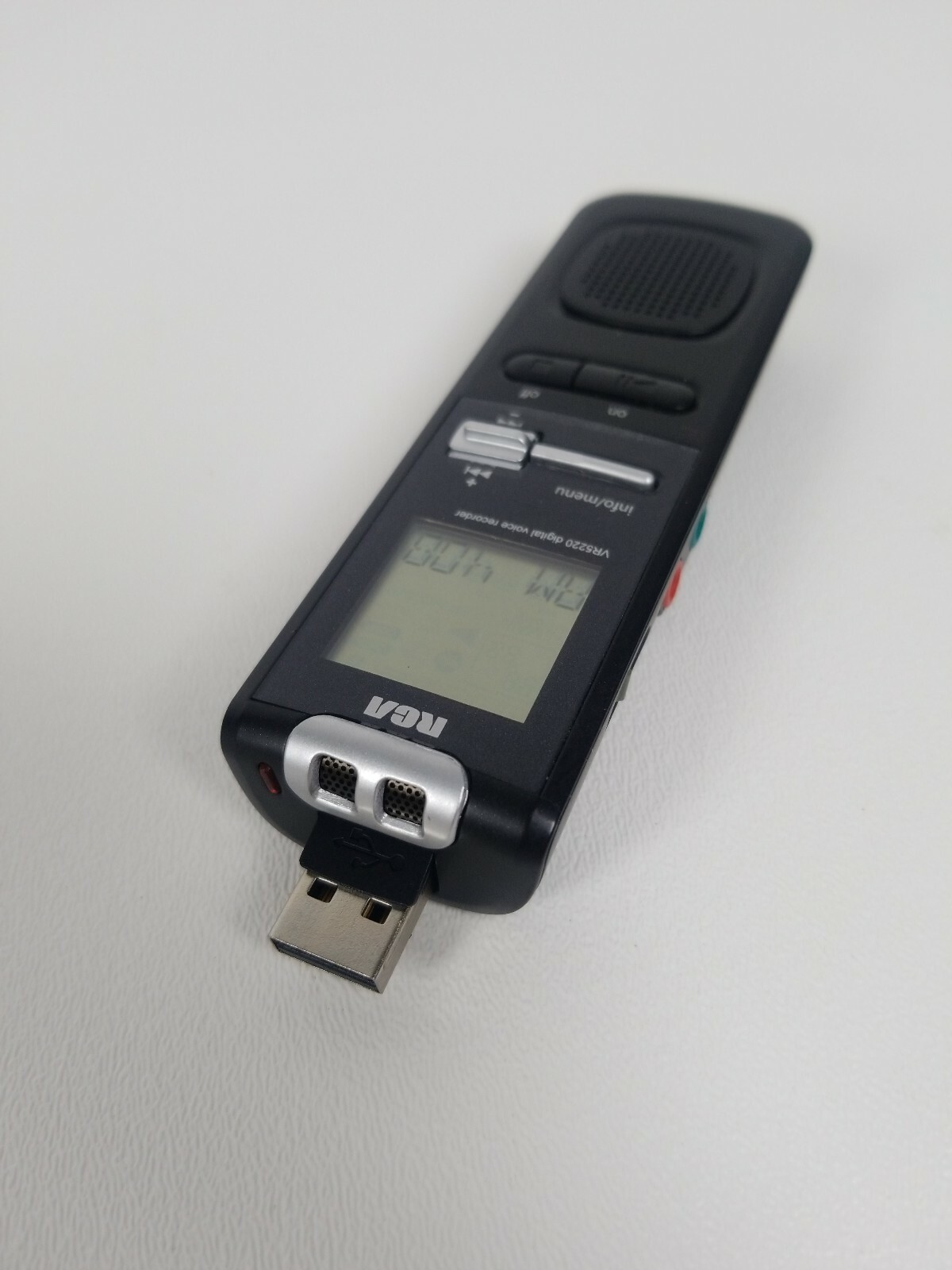 RCA VR5220A Handheld Digital Voice Recorder with Retractable USB Tested ...