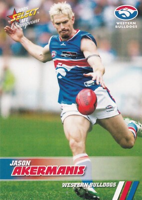 AFL 2008 Select Western Bulldogs - Jason Akermanis Card No.184 | eBay