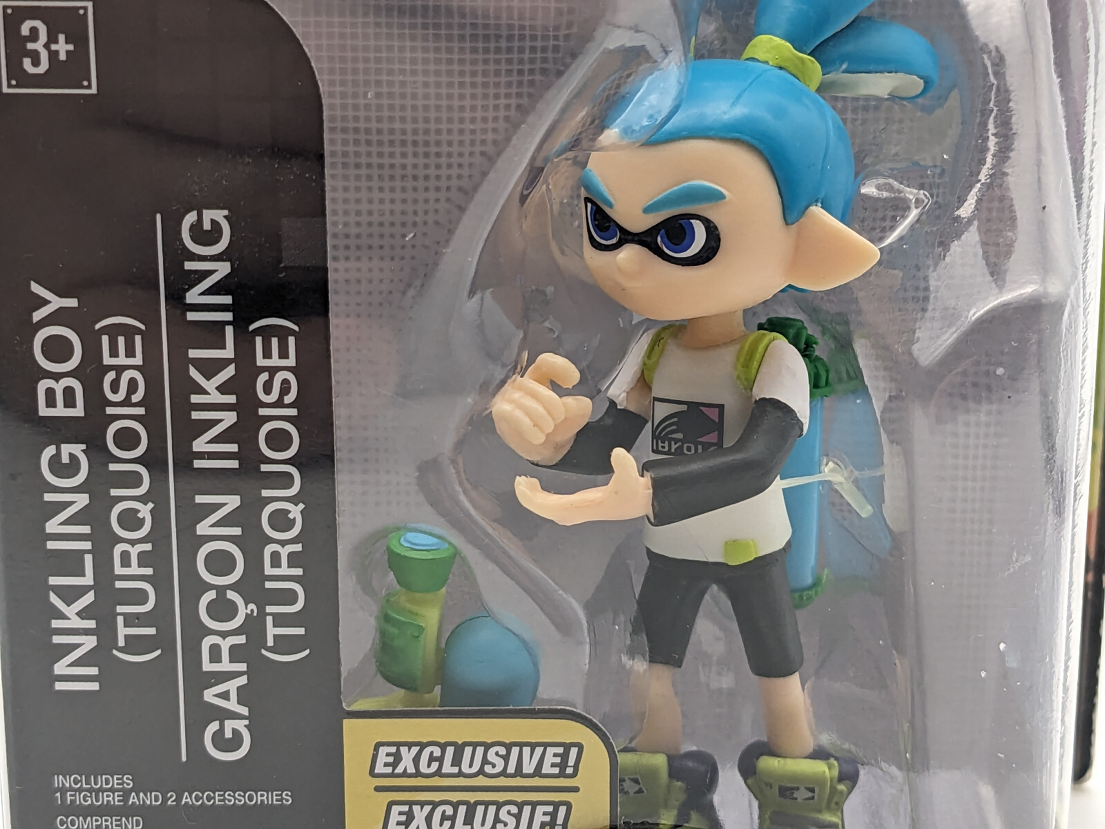 World of Nintendo Figure Inkling Boy Turquoise Splatoon Jakks for sale ...