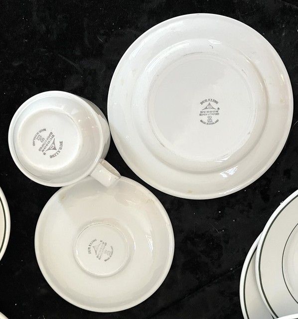 2 Dudson Duraline Vitrified Demitasse Cups Stoke on Trent England BS ...