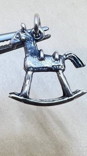 Retired JAMES AVERY Sterling Silver Rocking Horse Charm | eBay