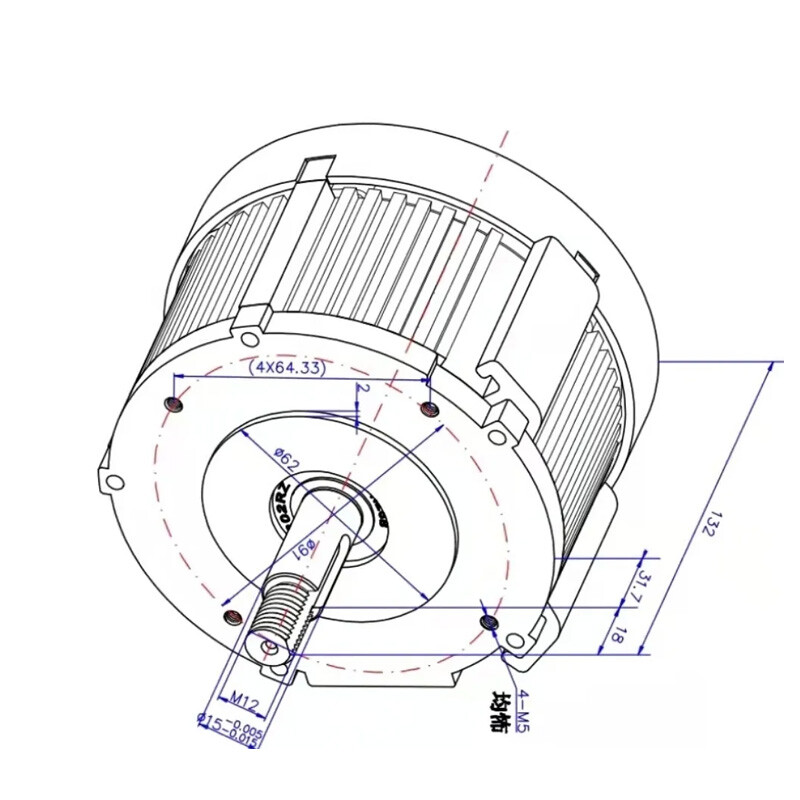 Brushless Servo Motor Electric Control Face Mount Controller Driver ...