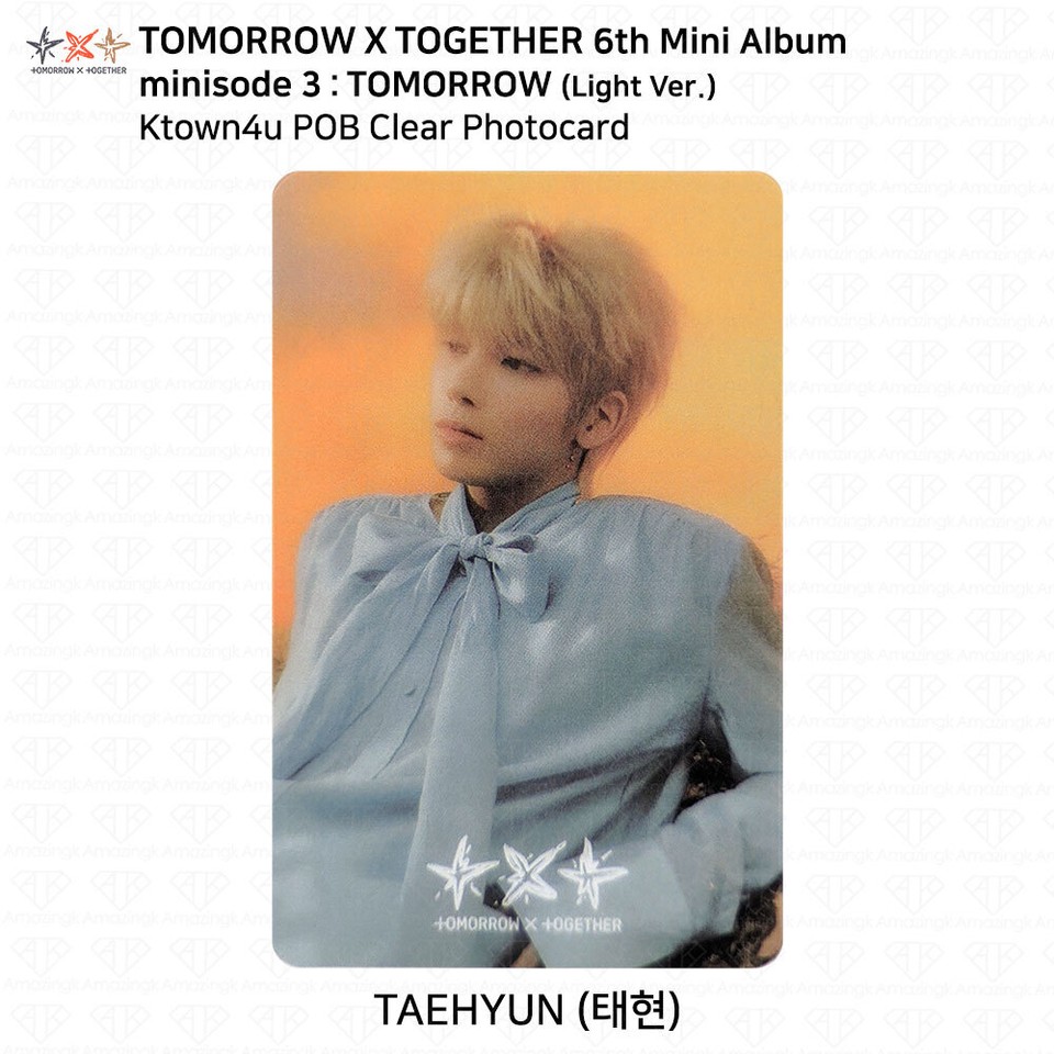 TXT 6th Mini Album Minisode 3:Tomorrow POB Photocard Complete Set KPOP ...