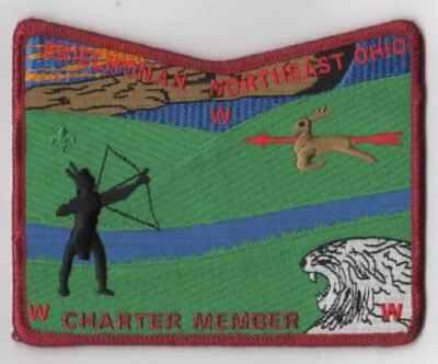 Charter Member Patch Erielhonan Northeat Ohio MAROON Bdr. [KY-5729] | eBay
