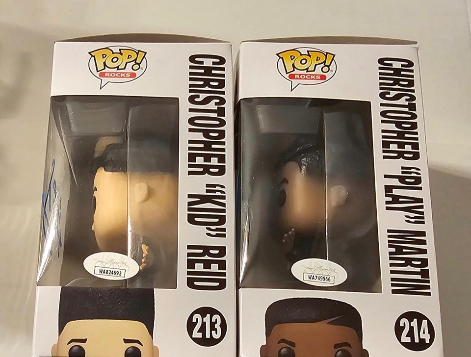 KID N PLAY SIGNED AUTOGRAPH FUNKO POP JSA COA CHRISTOPHER MARTIN & REID ...