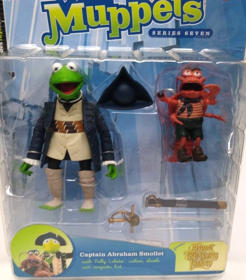 VTG Muppets Treasure Island Captain Abraham Smollet Kermit, Polly ...