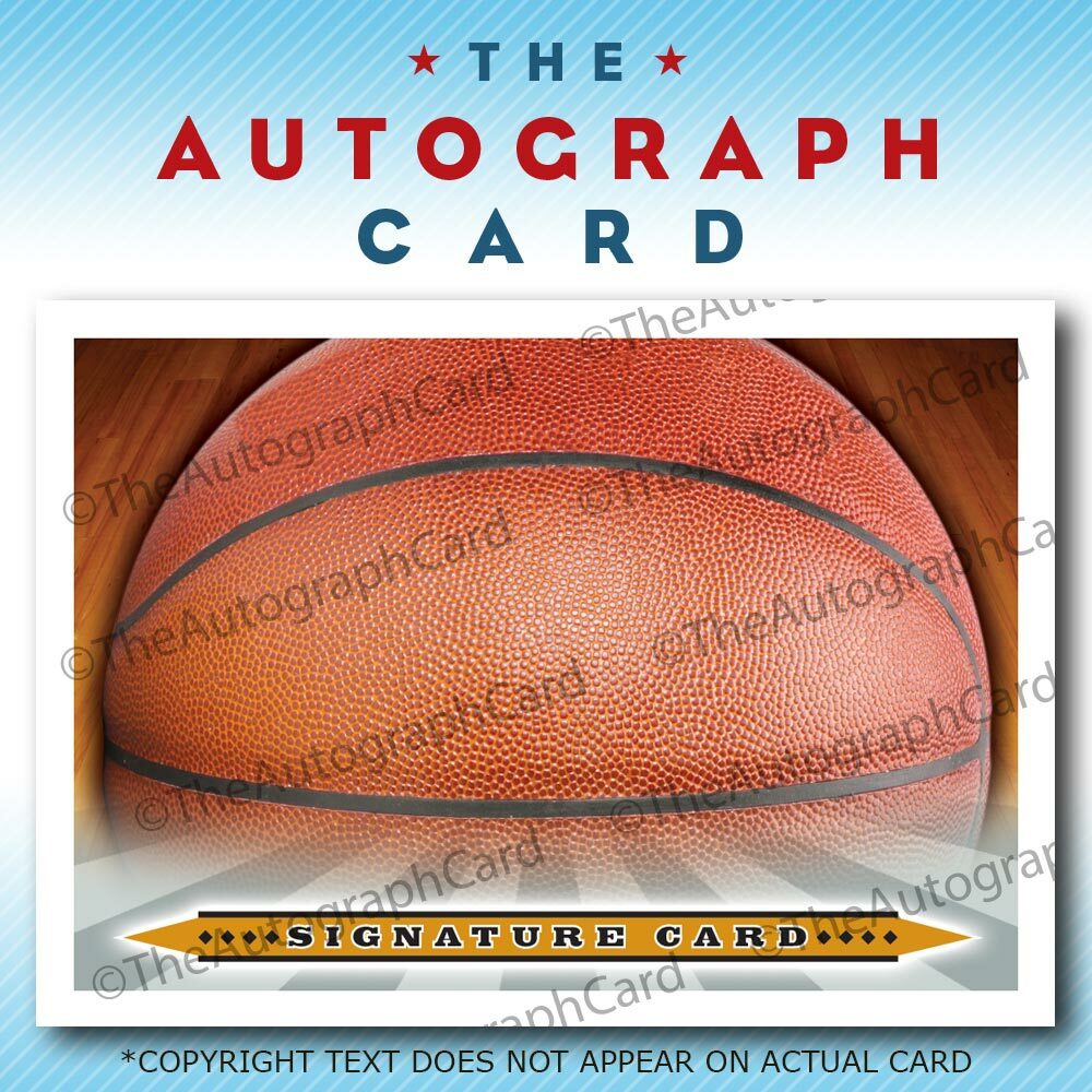 The Autograph Card Blank Signature cards BASKETBALL | eBay