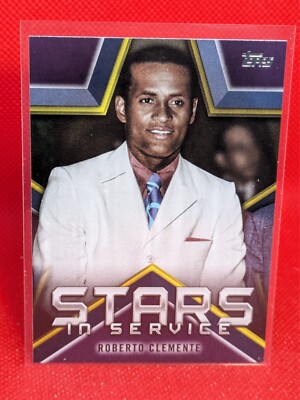 2021 Topps Roberto Clemente #SIS-14 Stars in Service Pittsburgh Pirates ...