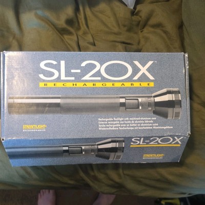 Streamlight SL- 20X 26010 flashlight 13" rechargeable, used, w/acc, NO ...