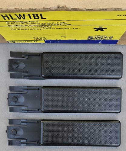 New Square D HLW1BL (3) I-Line Panelboard 1.5" Blank Fillers | eBay