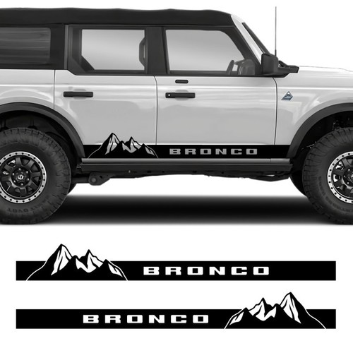 Side Stripe Stickers Compatible with Ford Bronco | eBay