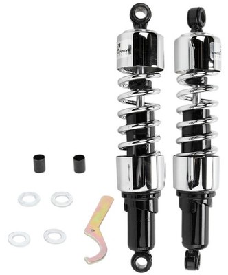 Progressive 412 Series Heavy Duty Chrome 14.25" Rear Shocks (412-4226C ...