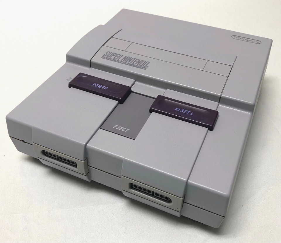 Original Super Nintendo Entertainment System Console SNES Video Game ...
